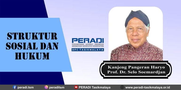 Struktur Sosial Dan Hukum Menurut Kanjeng Pangeran Haryo Prof. Dr. Selo ...